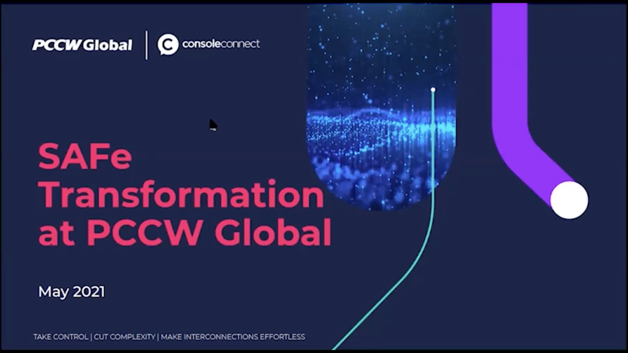 SAFe Transformation at PCCW Global - YouTube