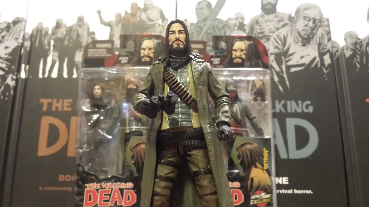 The walking dead skybound exclusive Jesus action figure (HD) - YouTube