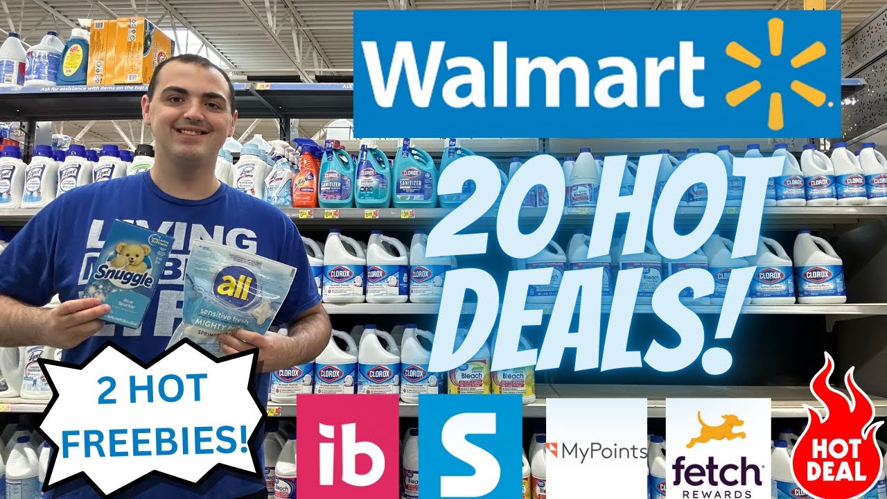 20 HOT WALMART COUPONING DEALS! ~ 2 HOT FREEBIES! ~ AUGUST 2024 - YouTube