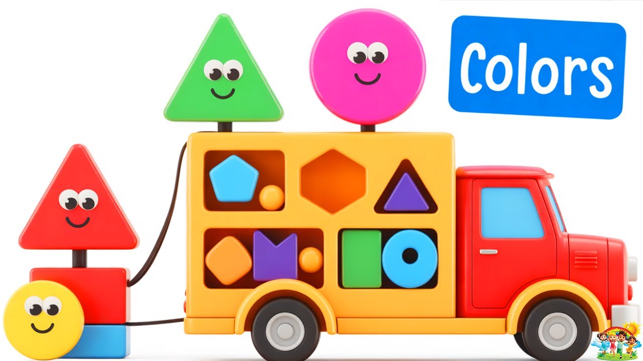 Learn 6 Basic Shapes and Colors | Circle, Square, Triangle | Educational Video for Toddlers ...