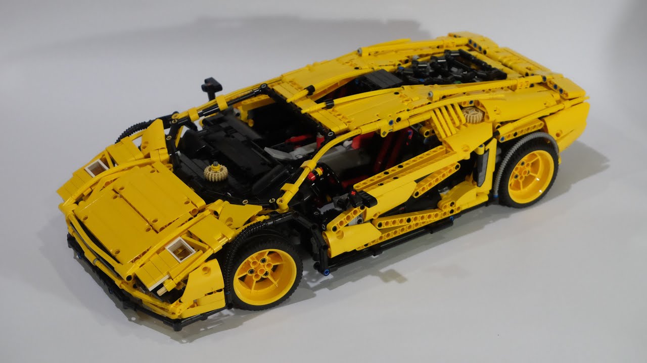 Lego Technic Lamborghini Countach LPI800-4 | MOC by Isaac Yaw - YouTube
