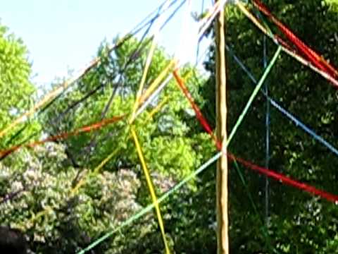 77 Maypole dance - spiderweb - YouTube