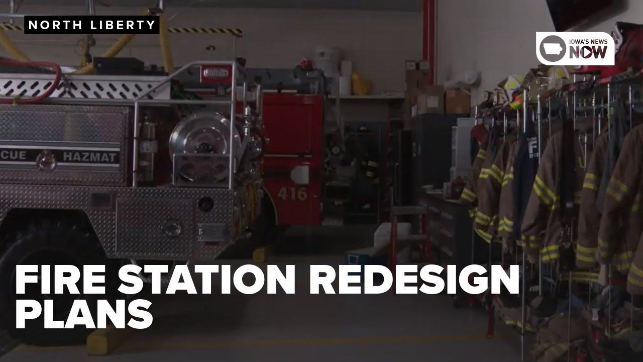 North Liberty fire department plans - YouTube
