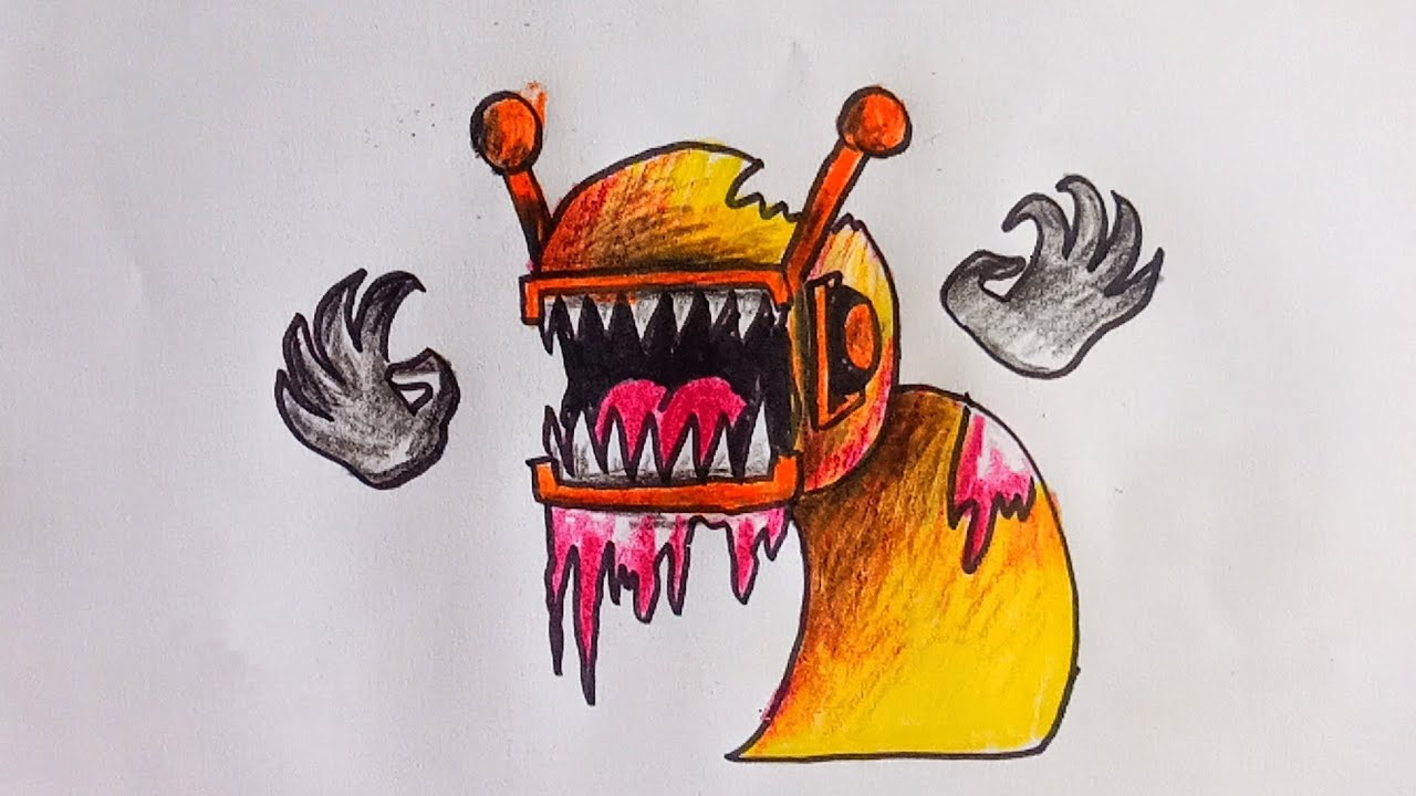 How to Draw Fun Bot In Incredibox Sprunki #incredibox #sprunki - YouTube