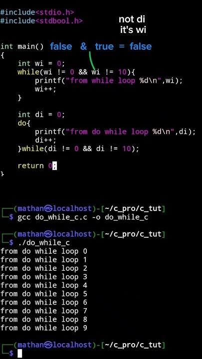[C basic] do...while loop in c - YouTube