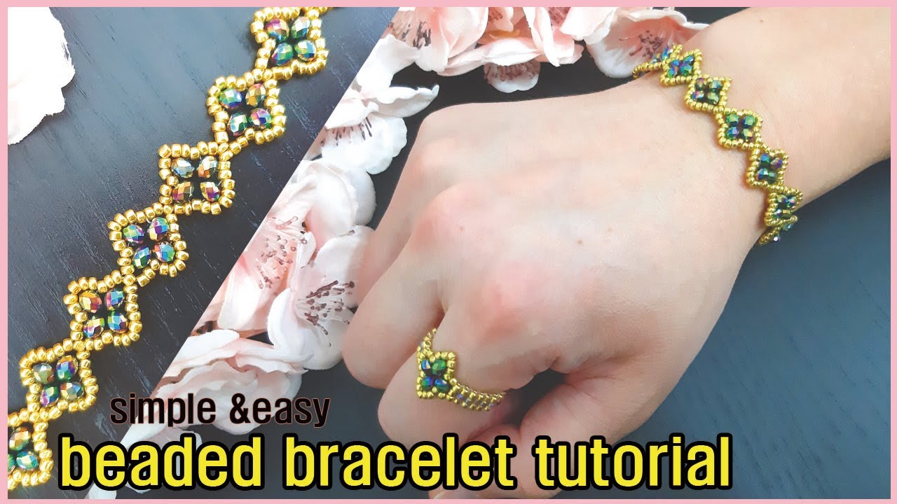 집콕취미 액세서리 비즈팔찌 만들기 Making Beads Bracelet Beads Craft Basic Beads