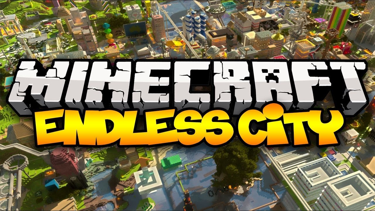 Minecraft: ENDLESS CITY'S! (Generated a City that never ends!) | Mod ...