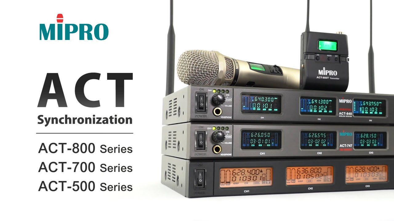 How to do ACT sync?｜MIPRO ACT-800 / ACT-700 / ACT-500 Series - YouTube