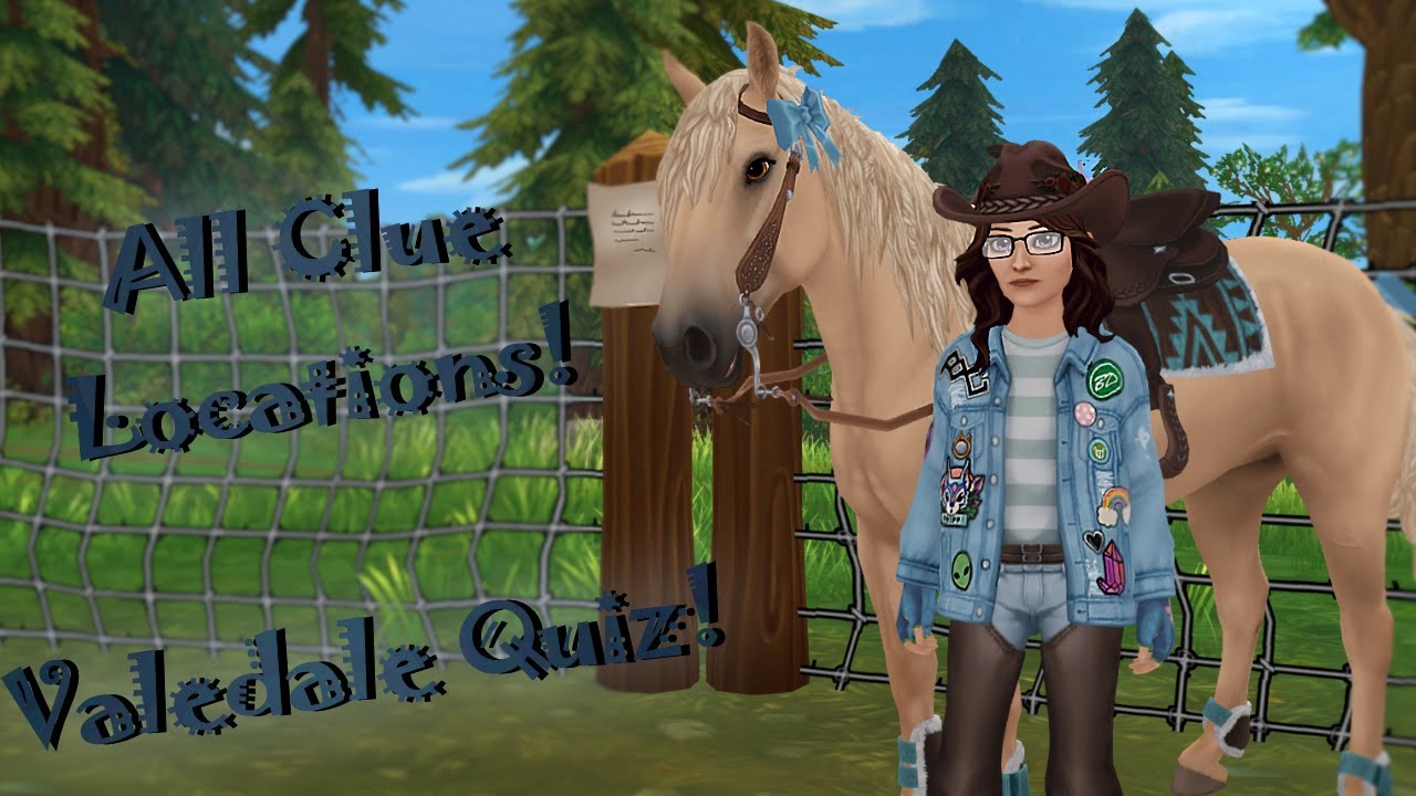 ALL 2023 Birthday Clue Locations & Valedale Quiz! ~ [SSO] Star Stable ...