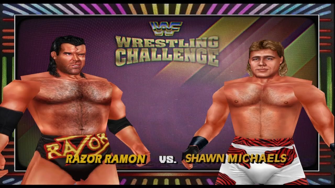 Razor Ramon vs. Shawn Michaels | WWF Wrestling Challenge | WWF Legends ...