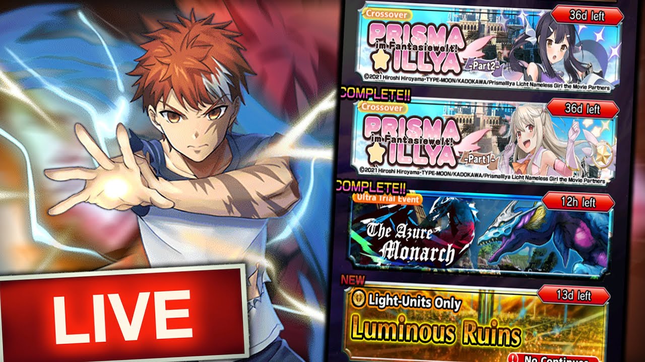 TIME TO FARM THE FATE EVENT *Live* Grand Summoners - YouTube