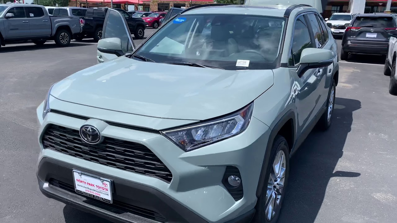 2020 Lunar Rock Toyota RAV4 with Light Gray interior - YouTube