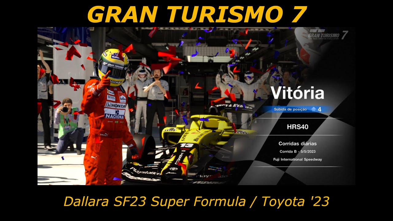 Gran Turismo® 7 | Corrida Diária B - Super Formula / Toyota - 05/05 ...