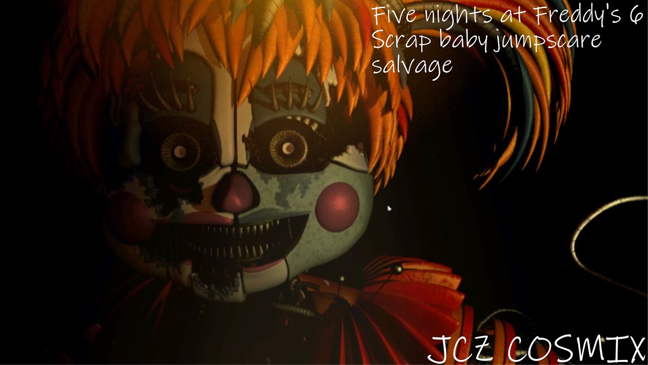 FNaF 6 Scrap Baby Salvage Jumpscare - YouTube