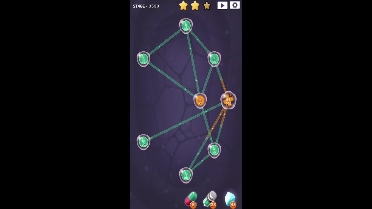 Cell Expansion Wars - Stage 3530 ⭐⭐⭐ Walkthrough - YouTube