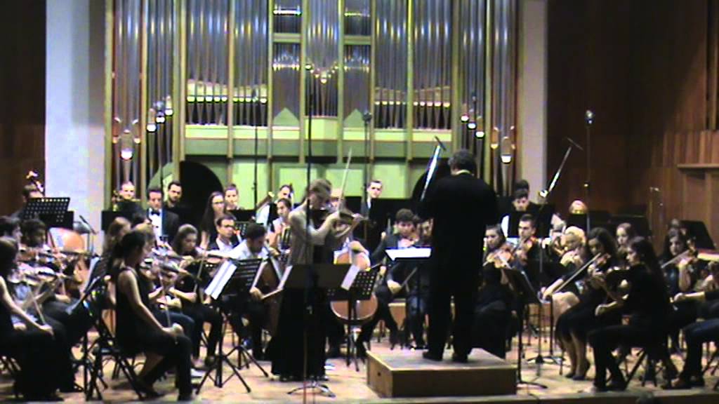 Bogdan Voda - Violin Concerto - solo violin: Simina Croitoru - YouTube