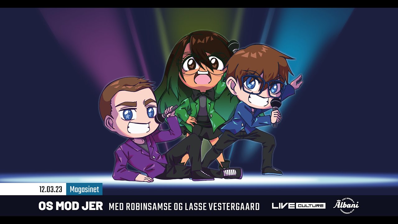 Gamershow med RobinSamse og Lasse Vestergaard i Odense - YouTube