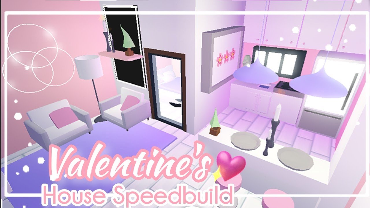 Valentine's House - SpeedBuild / Adopt Me / Donuts Bloxy - YouTube