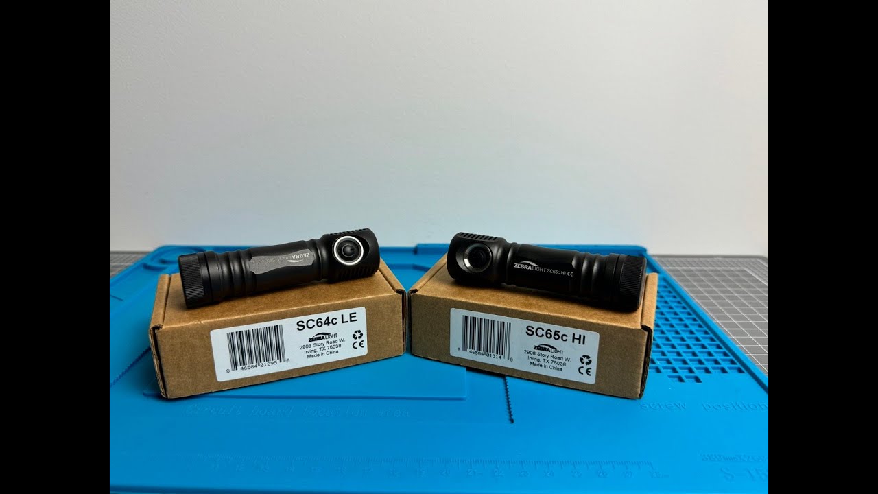 ZebraLight SC64c LE vs SC65c HI - These are POTTED, PROGRAMMABLE, and ...