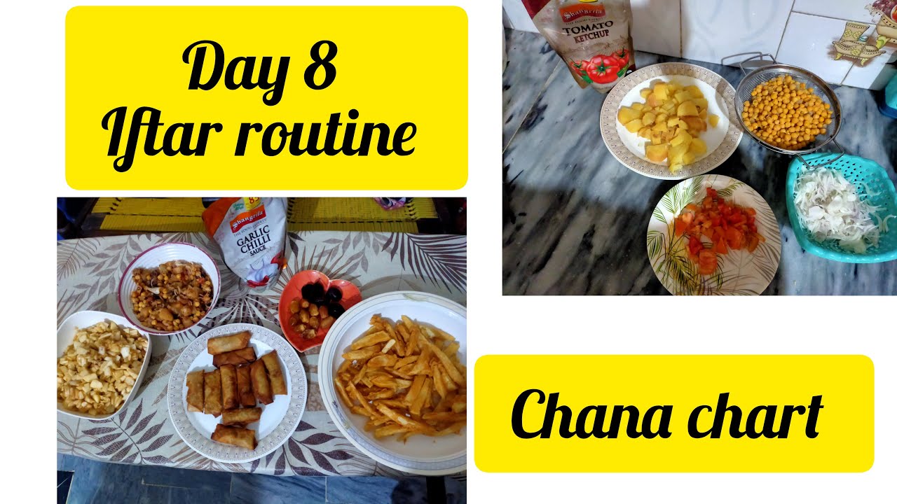 Iftar main kia kia banaya| Chana chart ki recipe@dailyfamilyvlog - YouTube