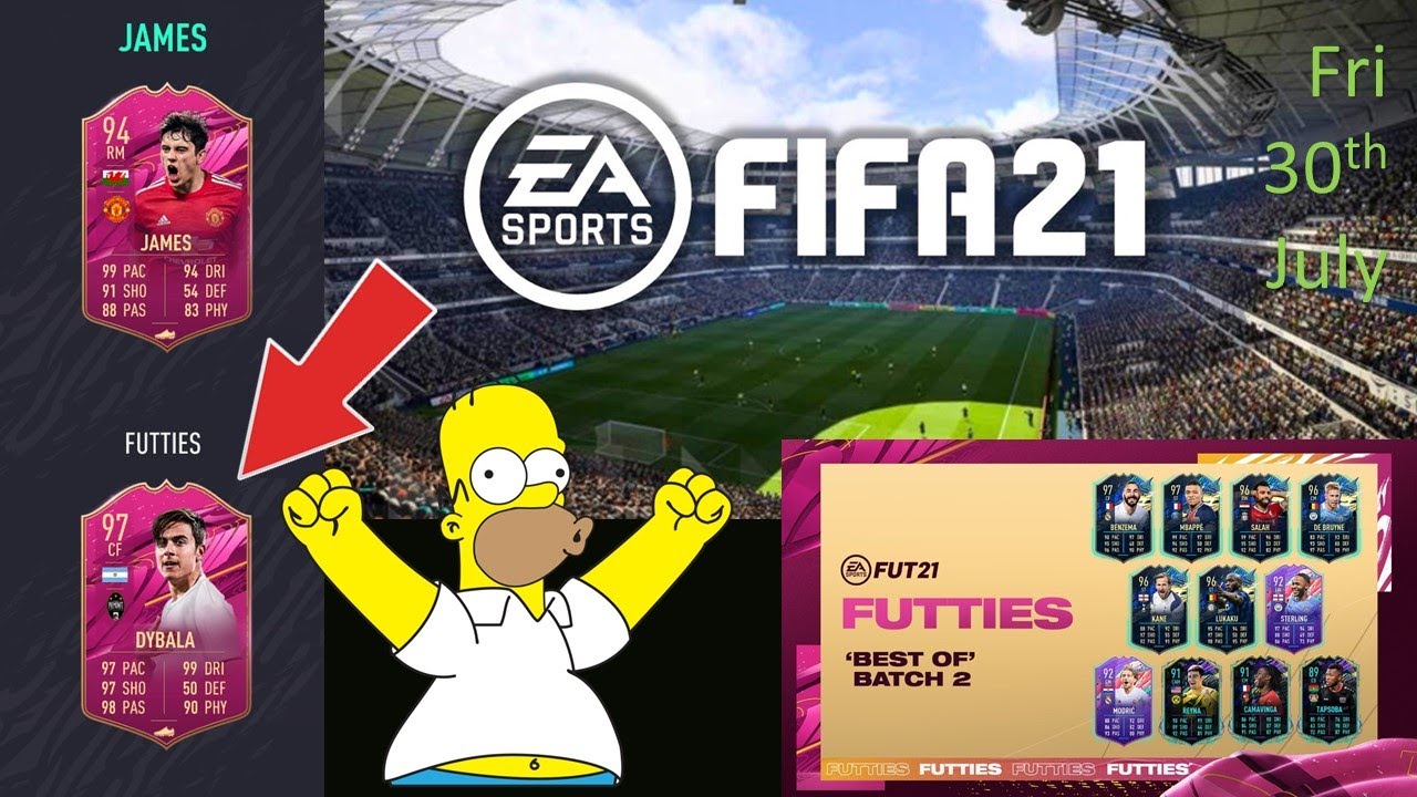 Fifa 21 - Insane FUTTIES 2 team, 97 Dybala SBC and Dan James SBC! - YouTube