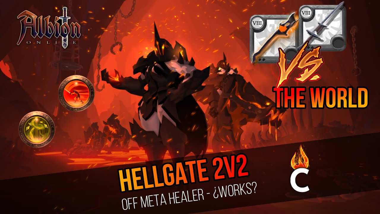 Albion Online | Hellgates 2v2 | Off Meta Healer | Nature with Claymore ...