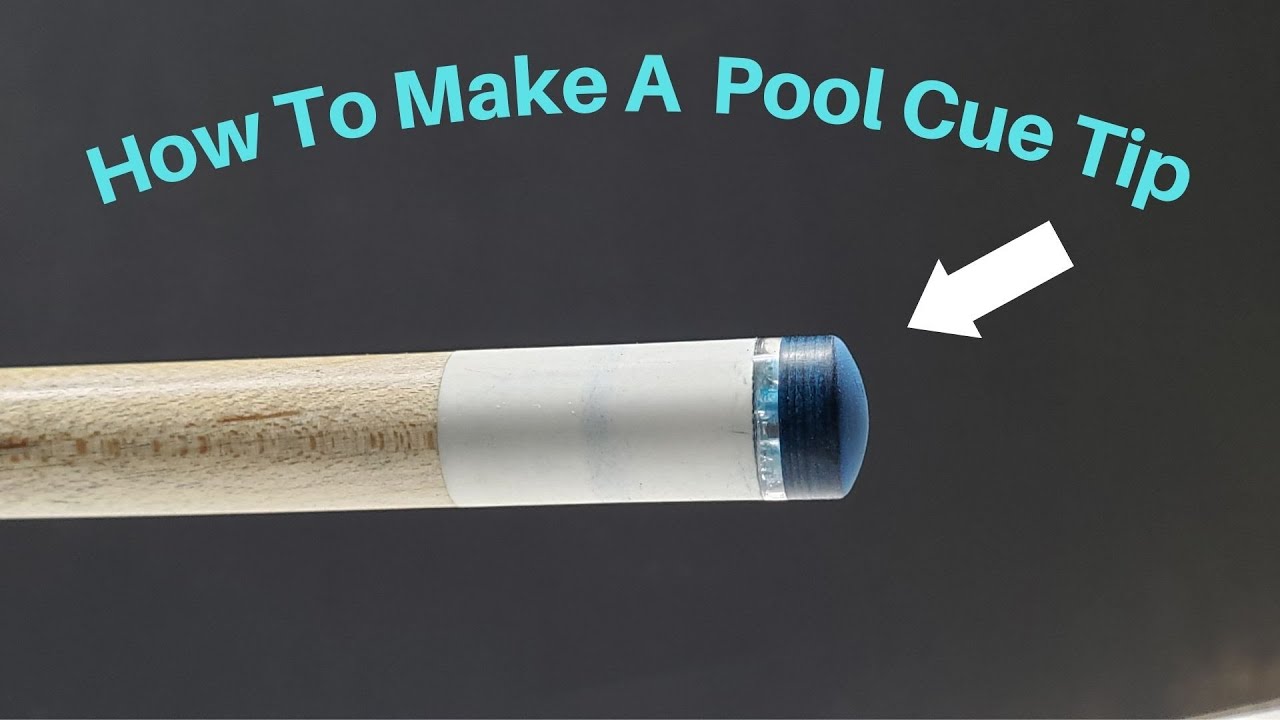 How To Make a Hard Pool Cue Tip Tutorial ( Como Hacer Punta de Taco de ...