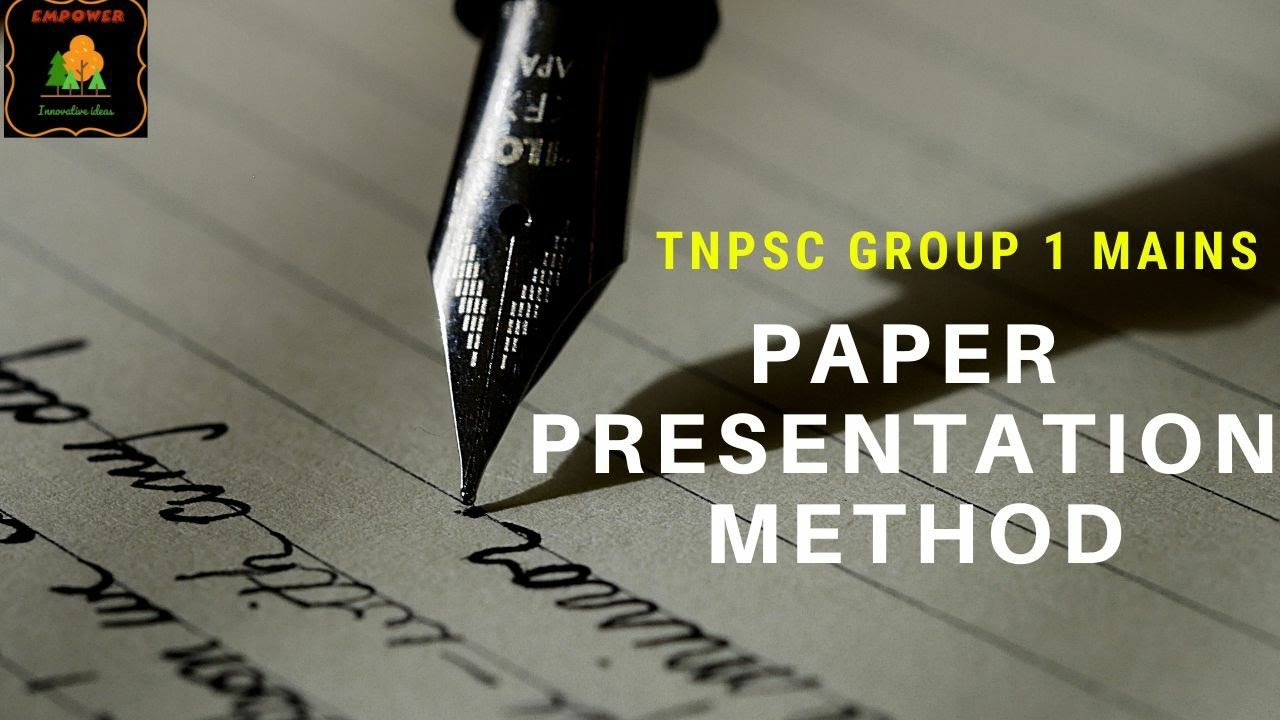 How to write answers for group 1 Mains|| Paper Presentation method ...