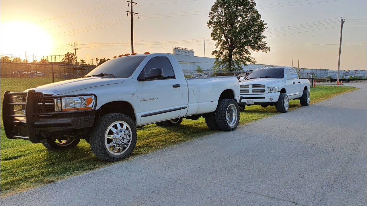 LIL BROS NEW 3RD GEN DUALLY ON 22" AMERICAN FORCES - YouTube