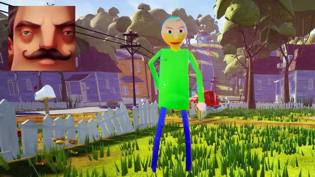 Hello Neighbor - Baldi 2D Act 1 - YouTube