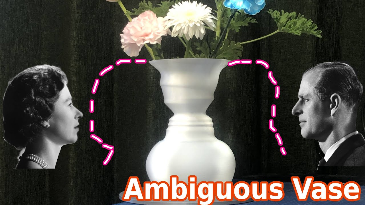 3D print your own two-face vase illusion - YouTube