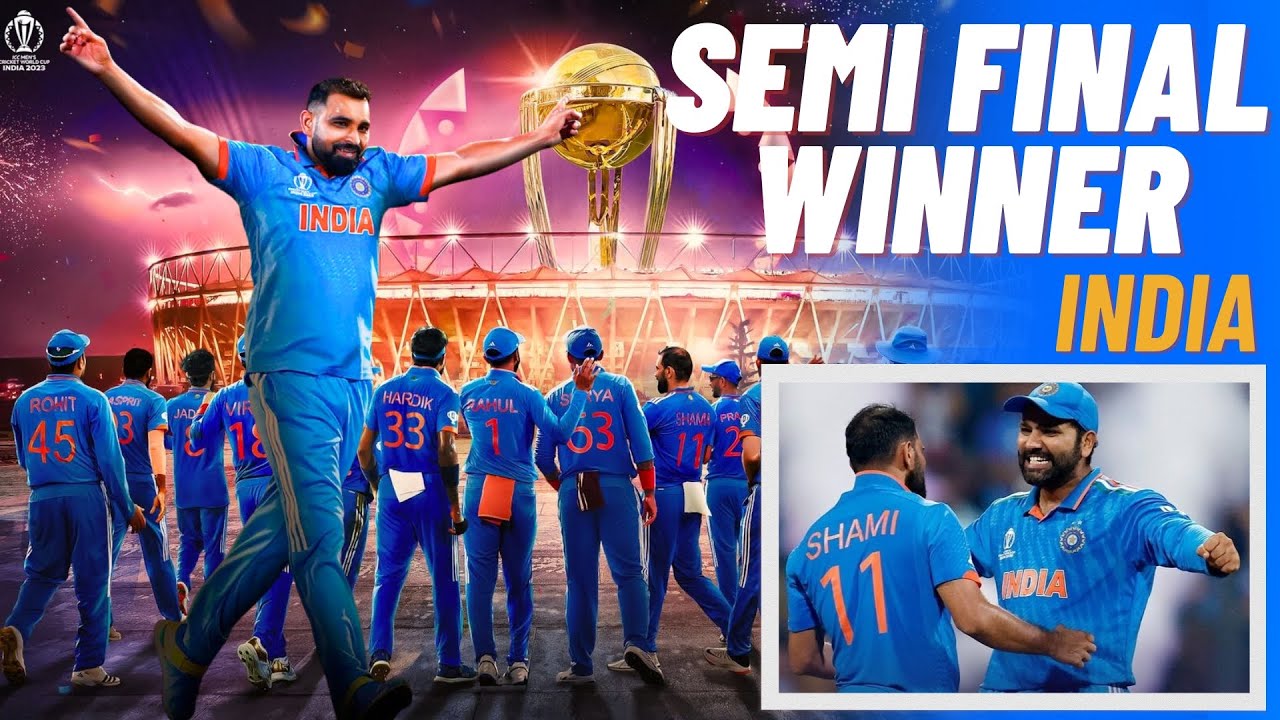 Congrats India Win Semi Final from NZ by 70 Runs | Love from ...