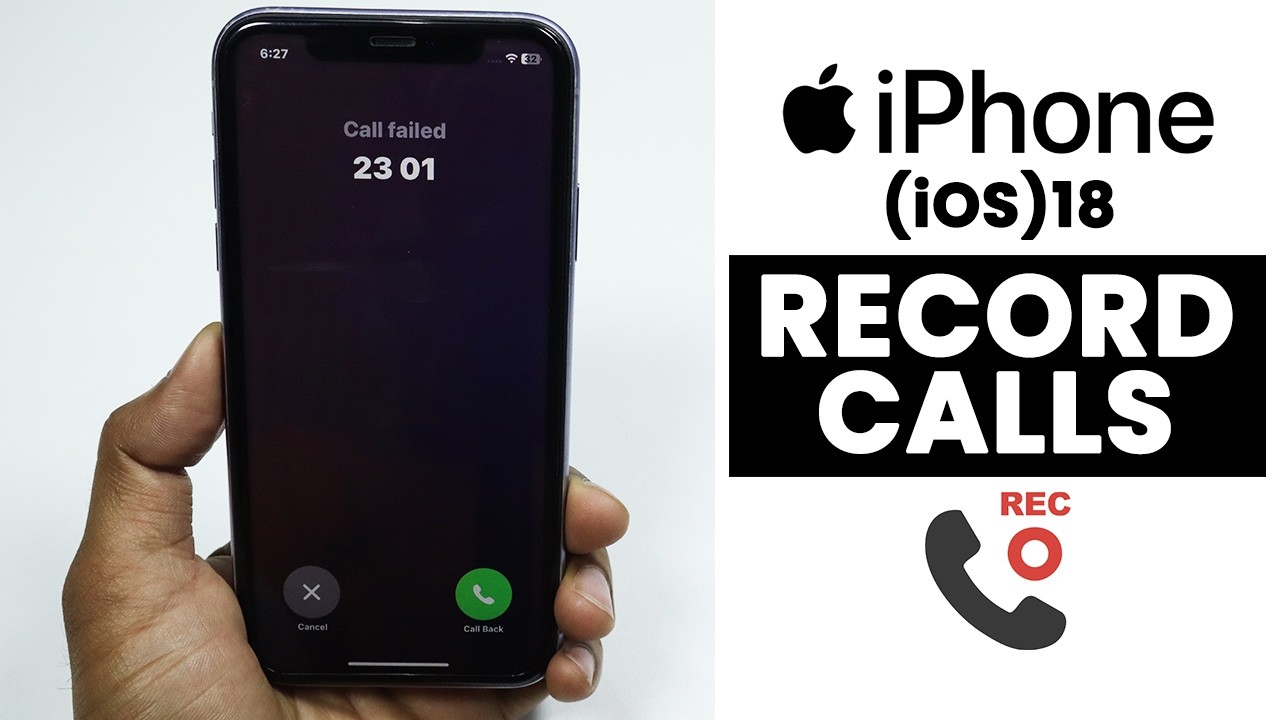 (iOS 18) How to Record Calls on iPhone | Call Recording Settings - YouTube