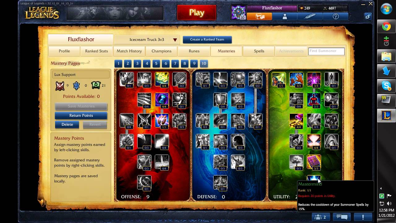 Runes & Masteries - Lux the Lady of Luminosity (Support) - YouTube