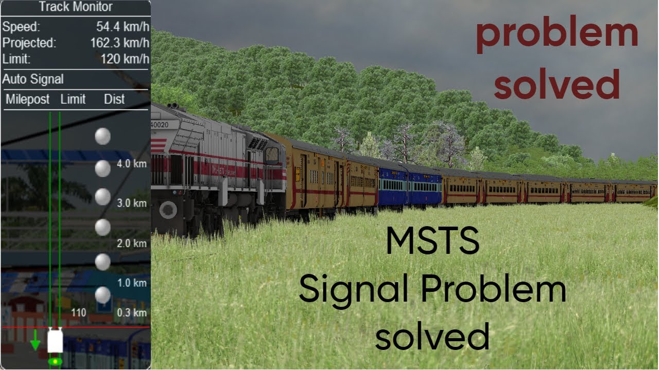 Msts/openrails signal problem solved.. - YouTube
