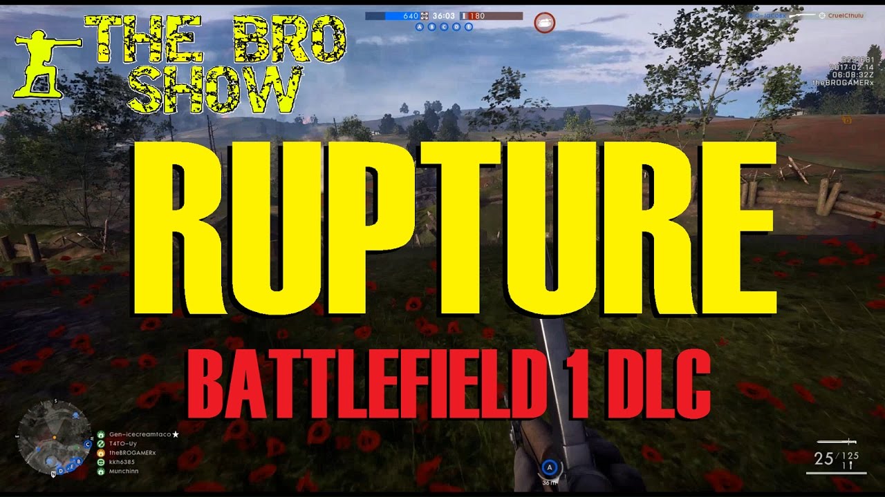 Rupture, DLC, Map, Battlefield 1, EXCLUSIVE, 1080p, 60fps, HD - YouTube