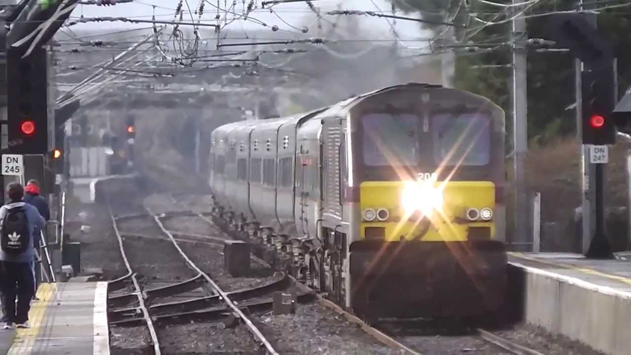 NIR class 201 (209) + Mk3 Enterprise (9004) - Howth Junction - YouTube