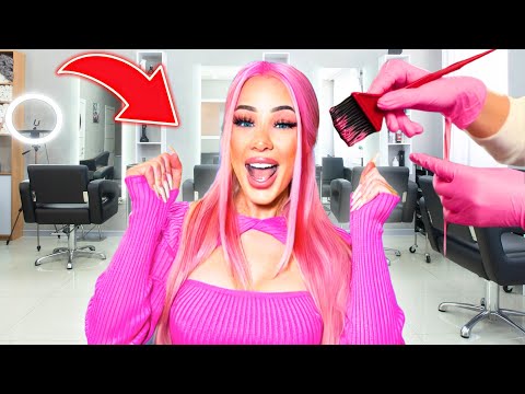 ICH FÄRBE meine HAARE PINK 😳