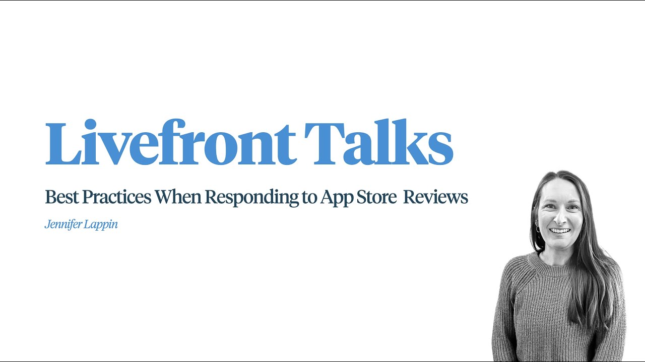 Livefront Talks with Jennifer Lappin -- Best Practices When Responding ...