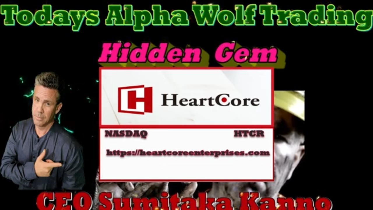 Alpha Wolf Trading Exclusive Interview $HTCR HeartCore Enterprises Inc CEO Sumitaka Kanno ...
