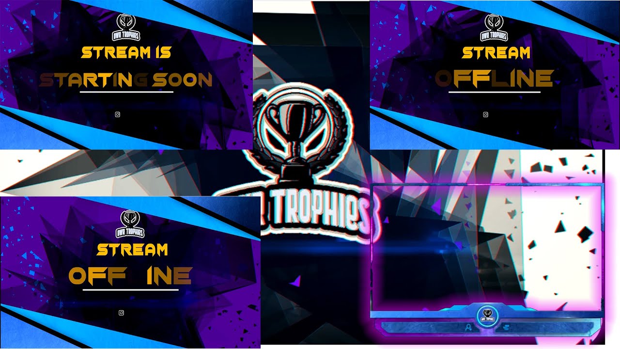 #Gaming STREAM STARTING SOON FULL PACKAGE ANIMATION WITH TRANSITION FOR ...