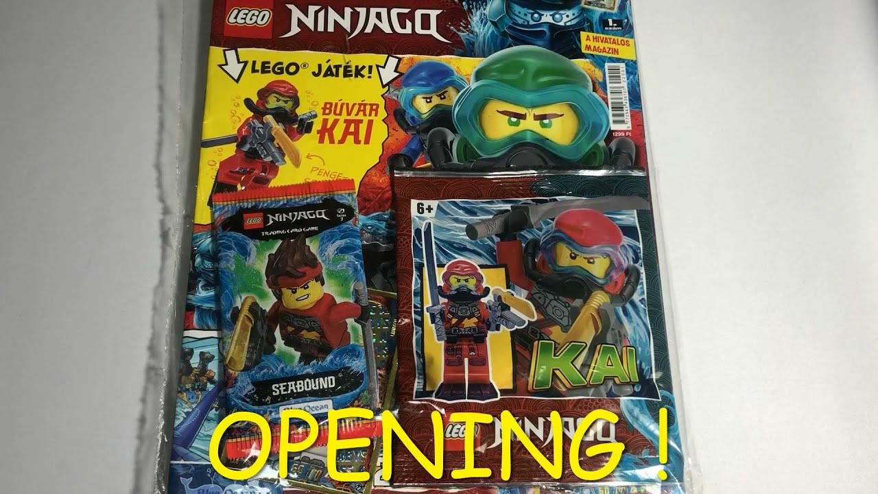 Lego Ninjago Magazin Album |Lego NINJAGO figurák bontás| Lego tranding ...