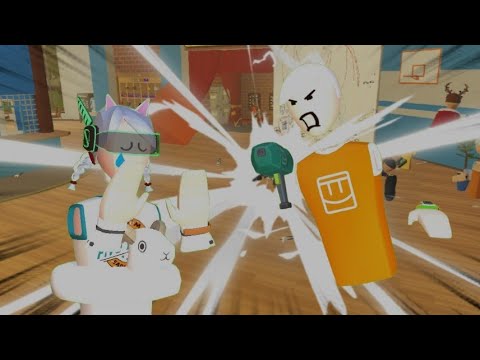 Playing rec room: i joined hacked RecCenter!! - YouTube