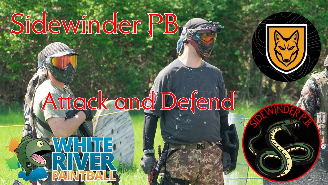 Attack and Defend @ White River Paintball - YouTube
