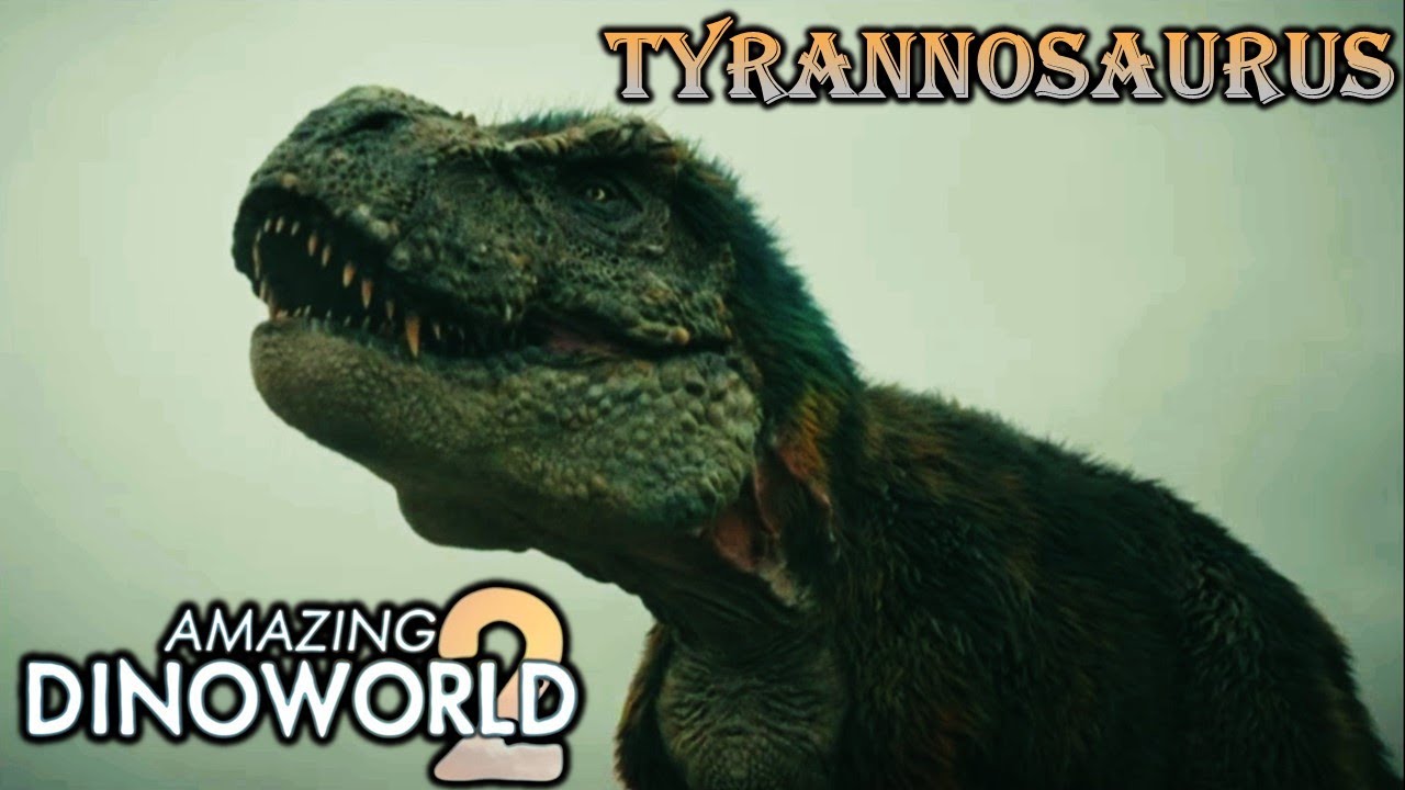 amazing Dinoworld 2 Tyrannosaurus Rex screen time - YouTube