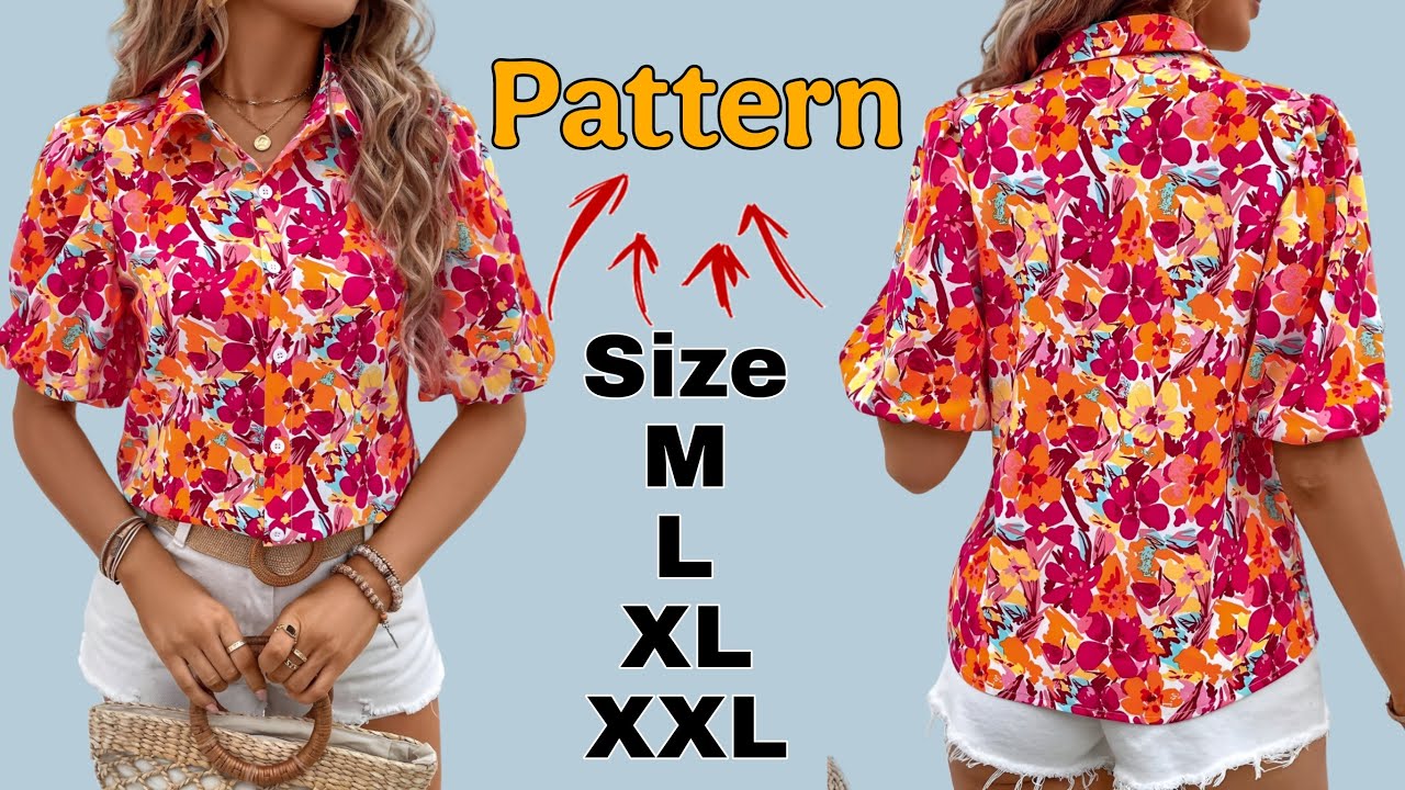 ️️ Create Your Beautiful Shirt Pattern in Less Than 15 Minutes ...