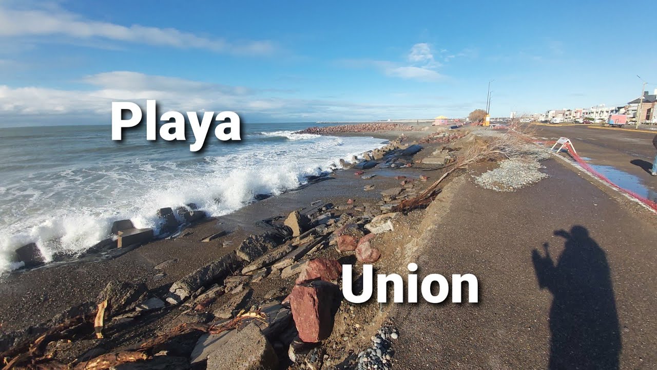 Playa Unión se lo esta llevando el MAR - YouTube