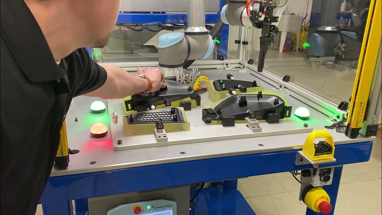 Clip Insertion Collaborative Robot - YouTube