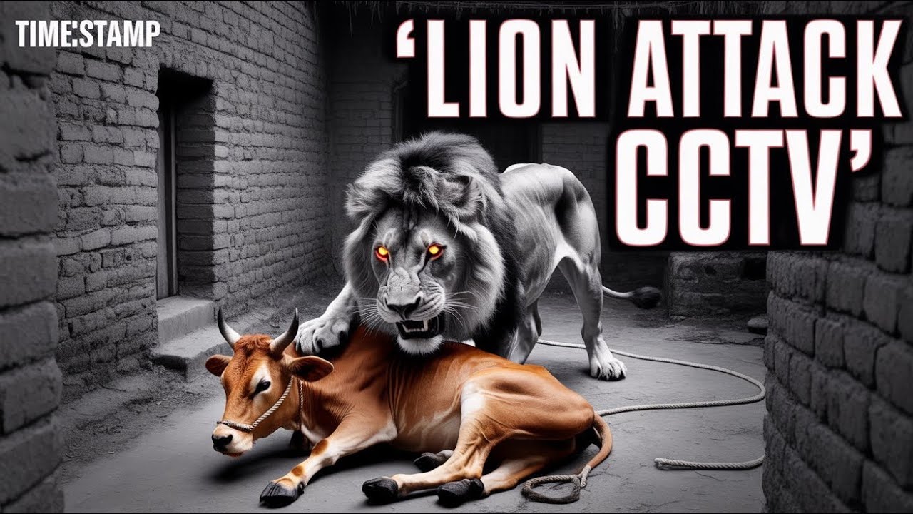 Lion Attacks Tied Cow | Real Night Vision Clip - YouTube