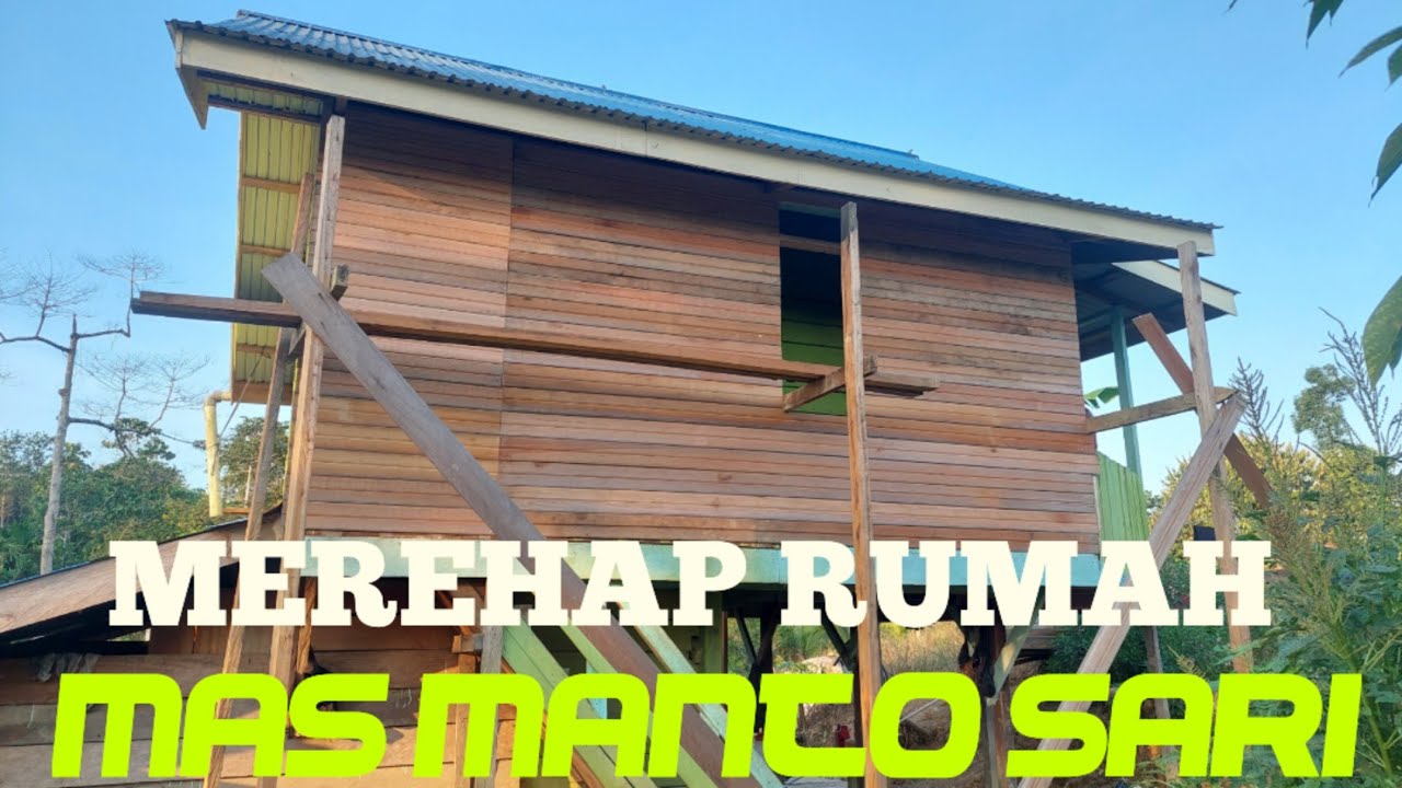 MENGERJAKAN TUGAS MEREHAP DIDING RUMAH MAS MANTO SARI - YouTube